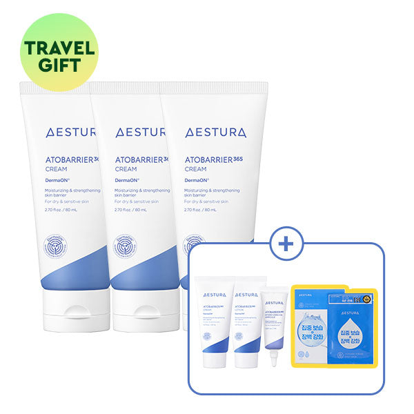 BEST-AESTURA ATOBARRIER365 Moisturizer Cream 80ml*3ea – Global Amore Mall